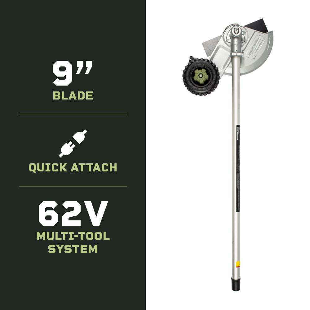 62V Multi-Tool 9" Edger Attachment – Green Machine USA