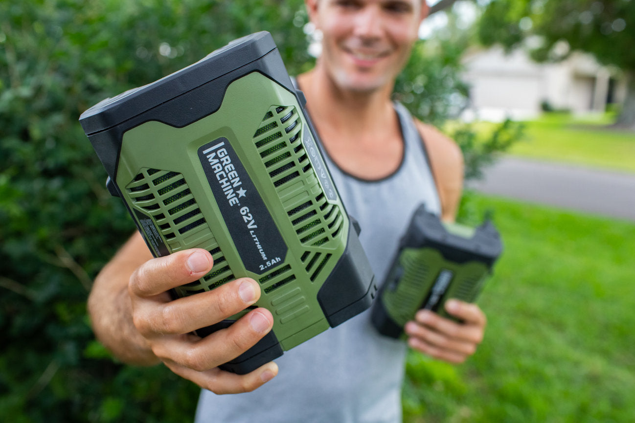 Rugged 62V Outdoor Battery Tools – Green Machine USA