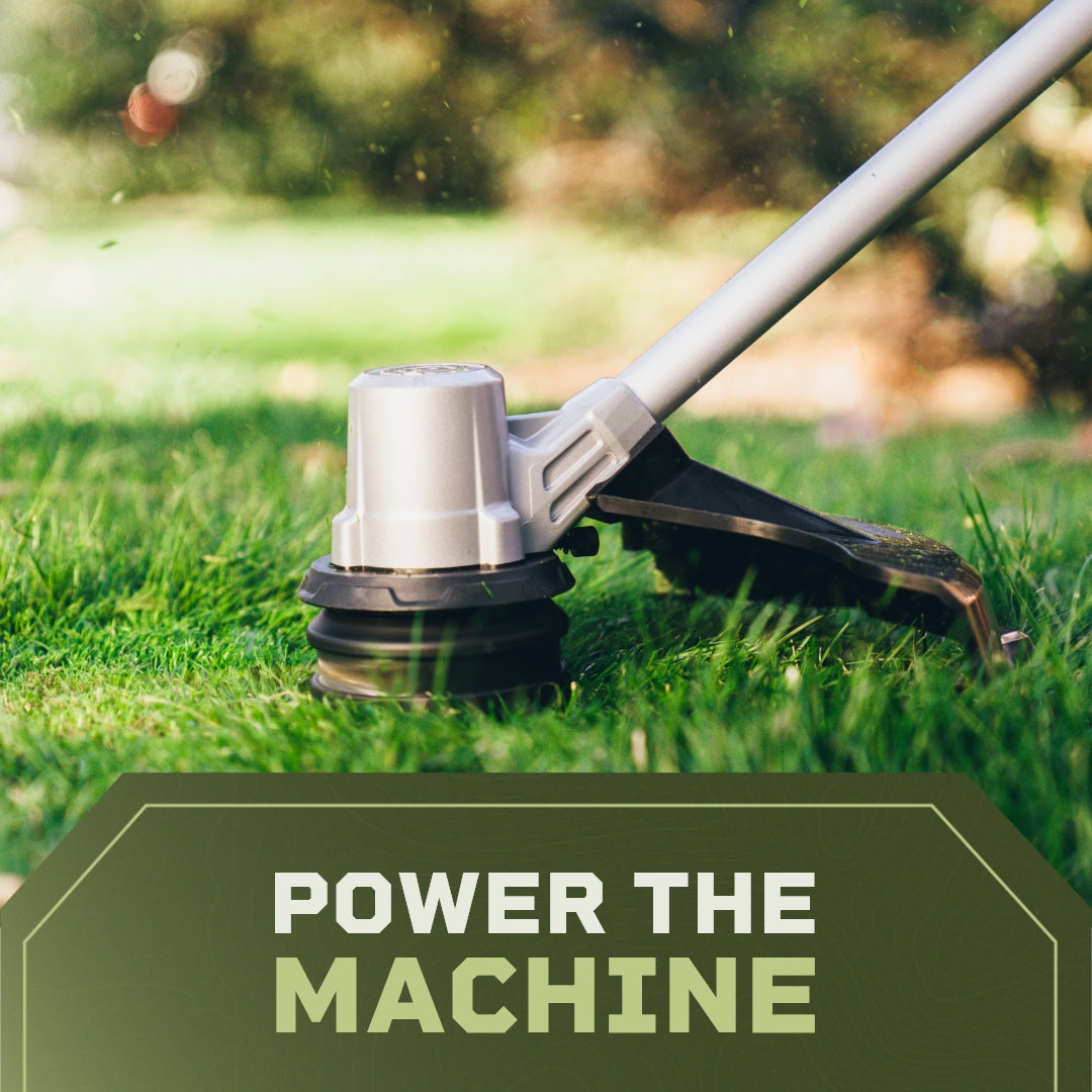 62V Cordless String Trimmer 16" Cut Path - Tool Only – Green Machine USA